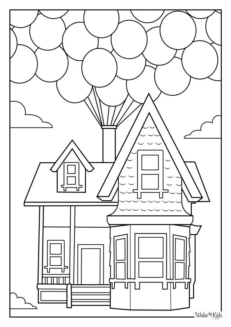 Up Coloring Pages (Free Printable PDFs) | WakeTheKids