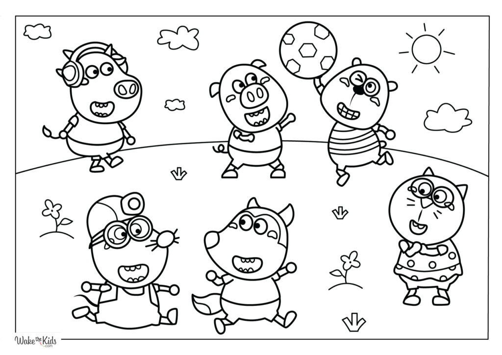Wolfoo Coloring Pages (Free Printable PDFs) | WakeTheKids