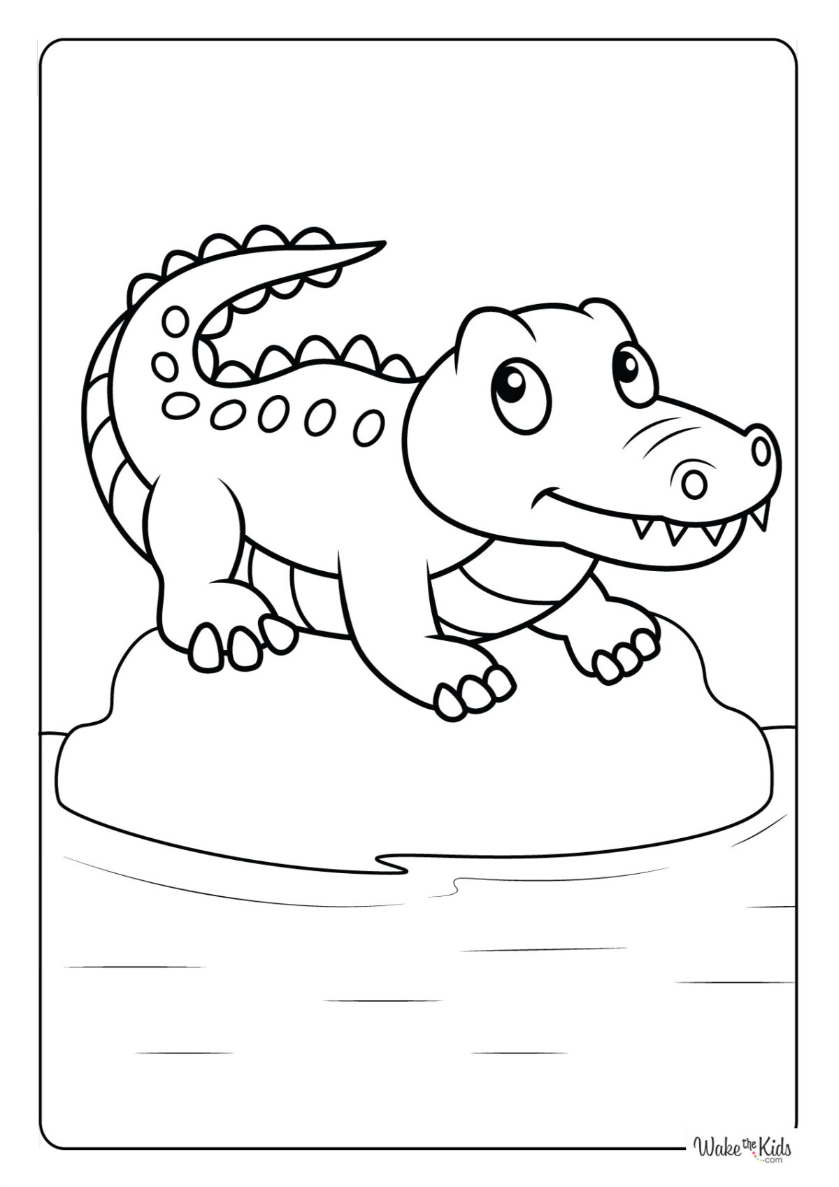 Alligator Coloring Pages (Free Printable PDFs) | WakeTheKids