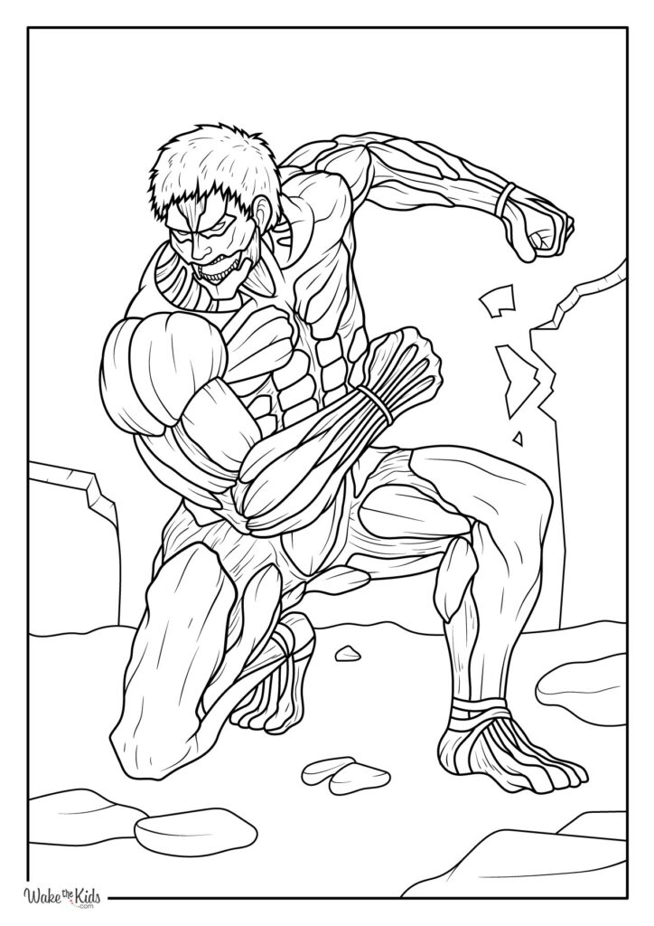 Attack on Titan Coloring Pages (Free Printable PDFs) | WakeTheKids