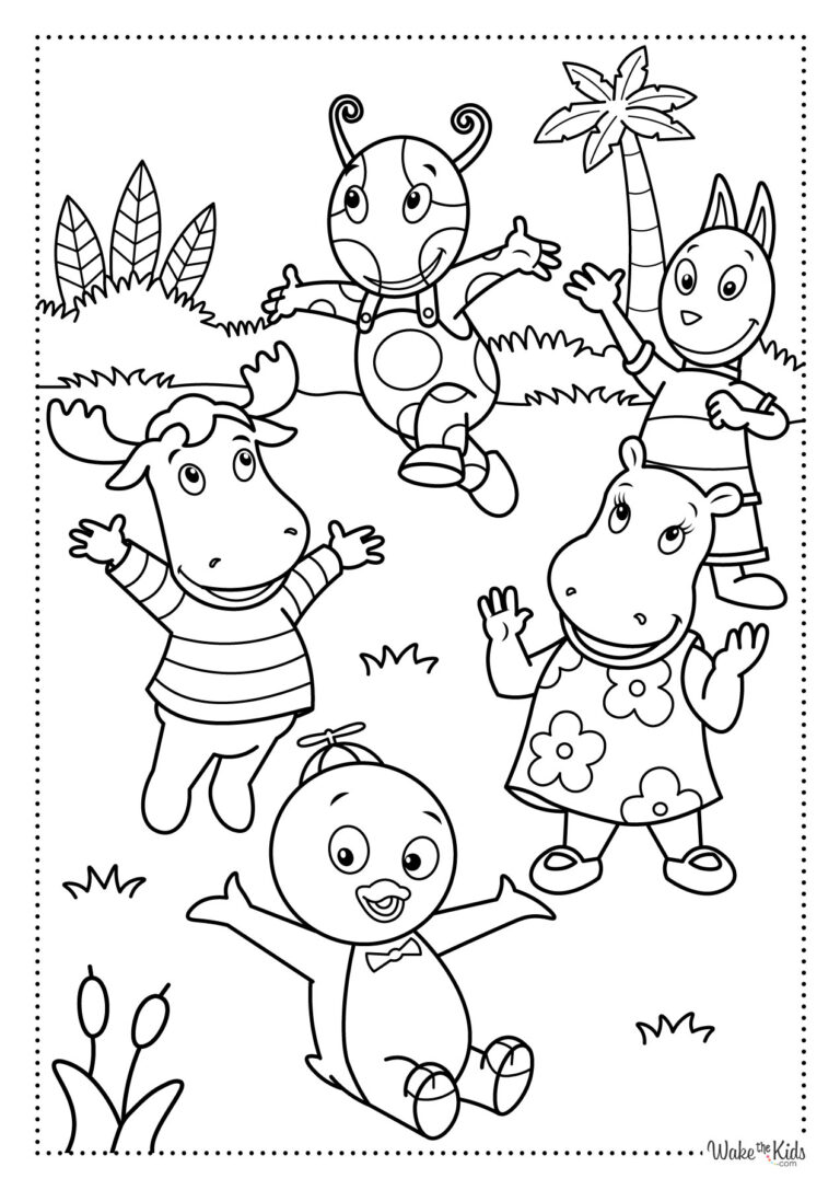 The Backyardigans Coloring Pages (Free Printable PDFs) | WakeTheKids