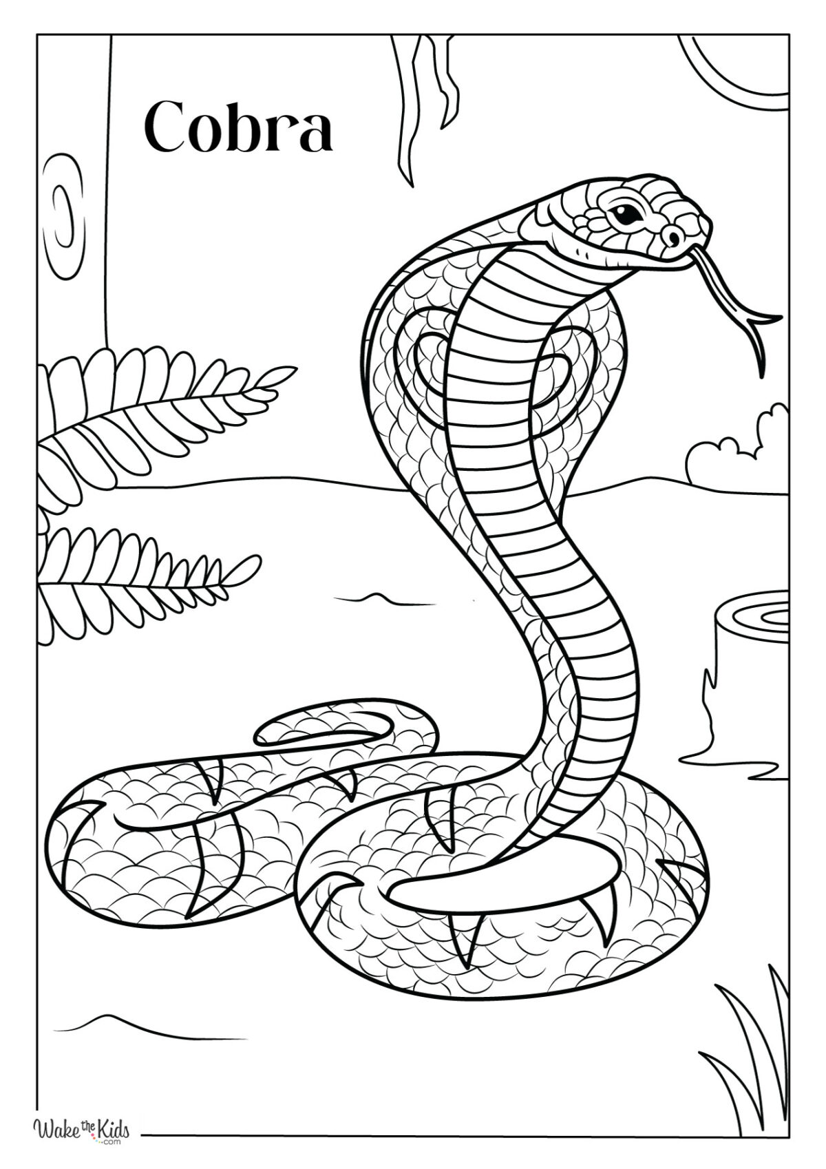 Cobra Coloring Pages (Free Printable PDFs) | WakeTheKids