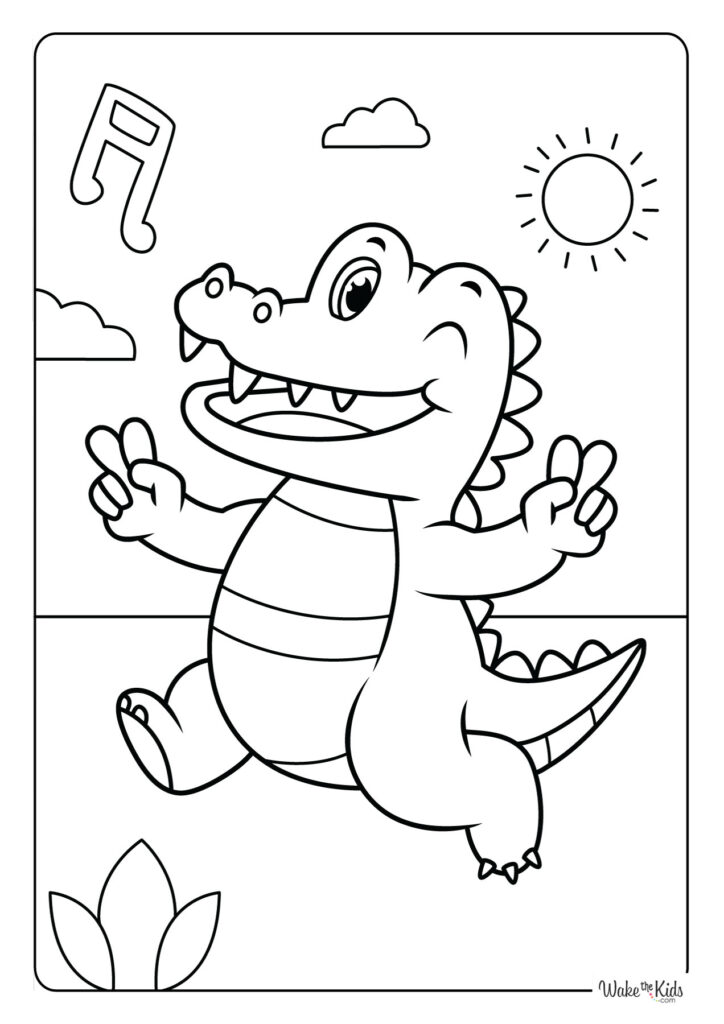 Alligator Coloring Pages Coloring Pages (Free Printable PDFs) | WakeTheKids