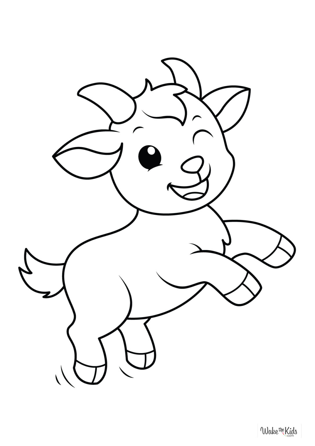 Goat Coloring Pages (Free Printable PDFs) | WakeTheKids