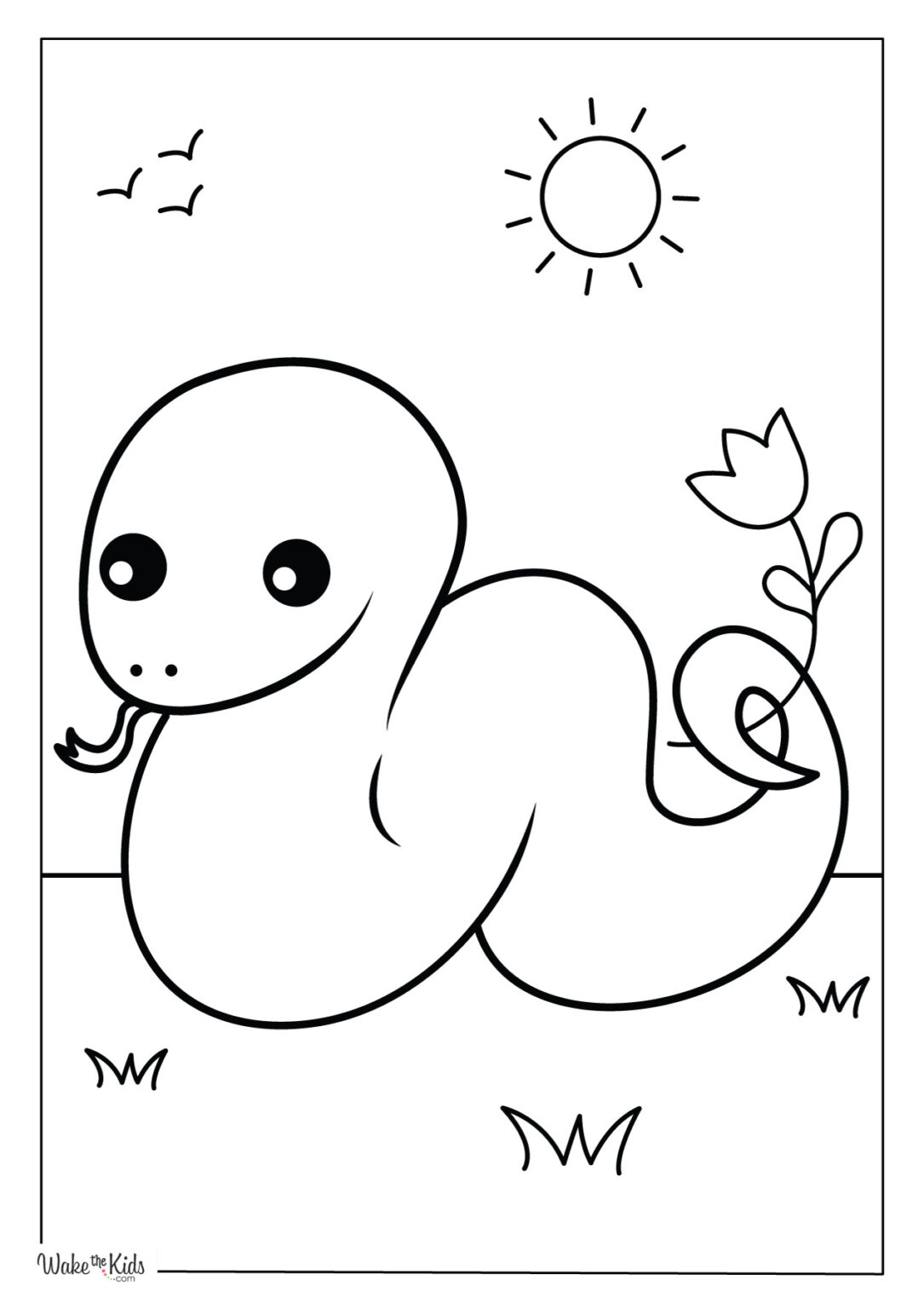 Snake Coloring Pages (Free Printable PDFs) | WakeTheKids