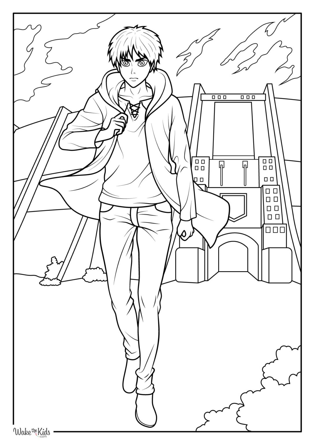 Attack on Titan Coloring Pages (Free Printable PDFs) | WakeTheKids