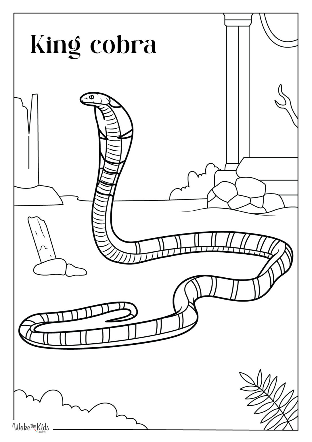 Cobra Coloring Pages (Free Printable PDFs) | WakeTheKids