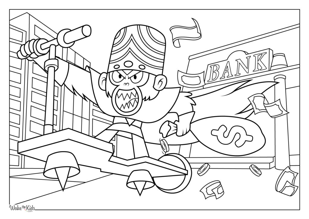 Powerpuff Girls Coloring Pages (Free Printable PDFs) | WakeTheKids