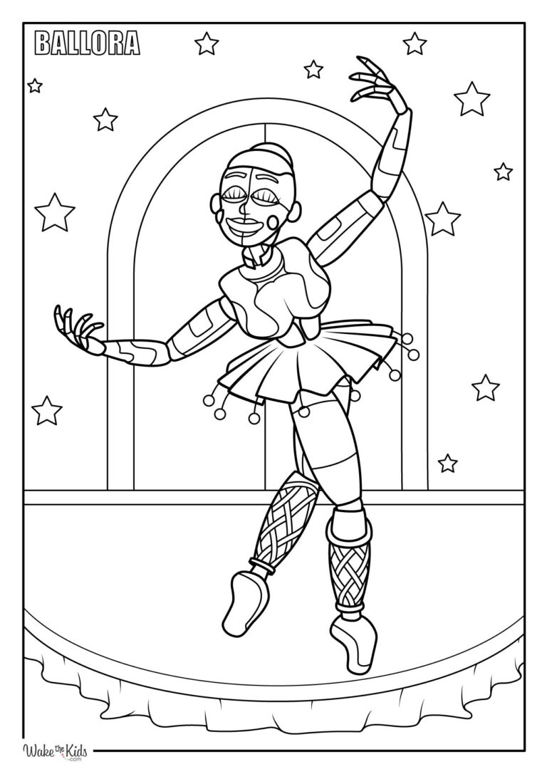 Five Nights at Freddy's Coloring Pages (Free Printable PDFs) | WakeTheKids