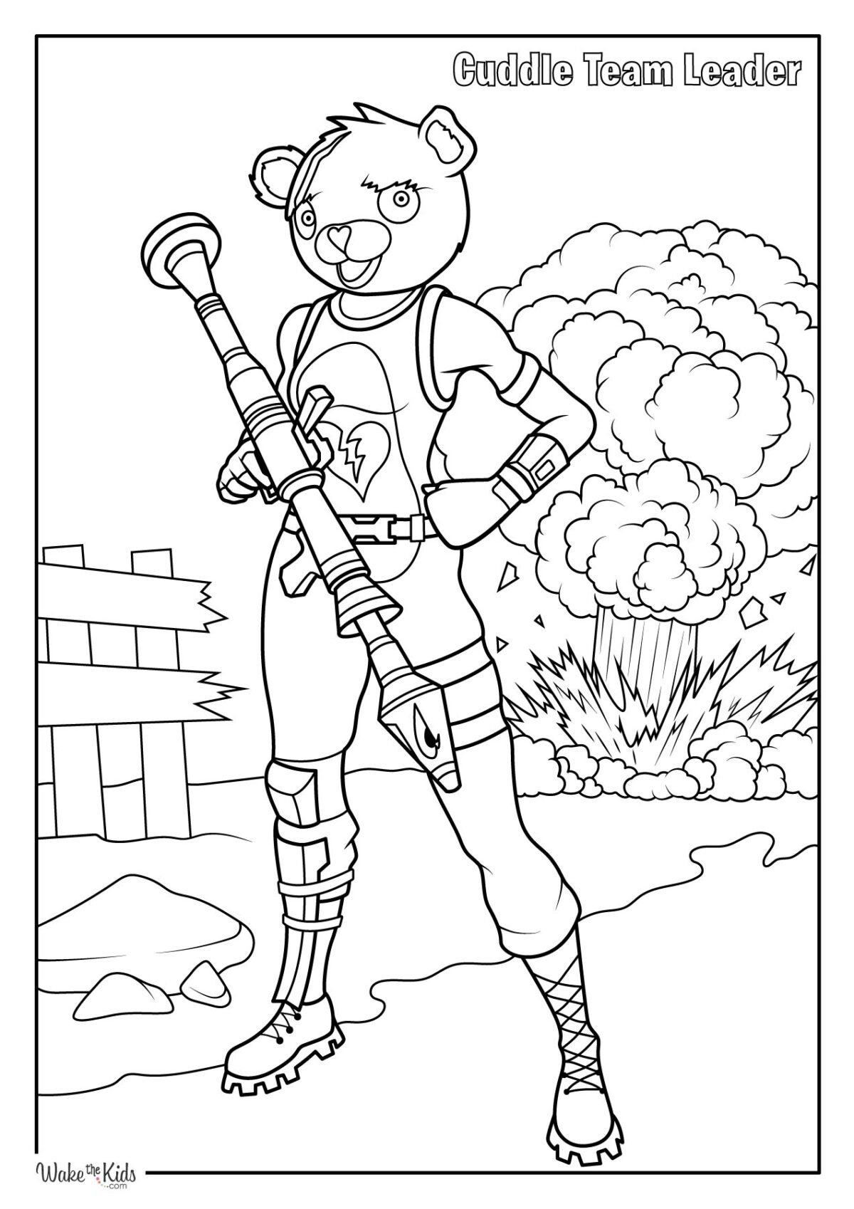 Fortnite Coloring Pages (Free Printable PDFs) | WakeTheKids