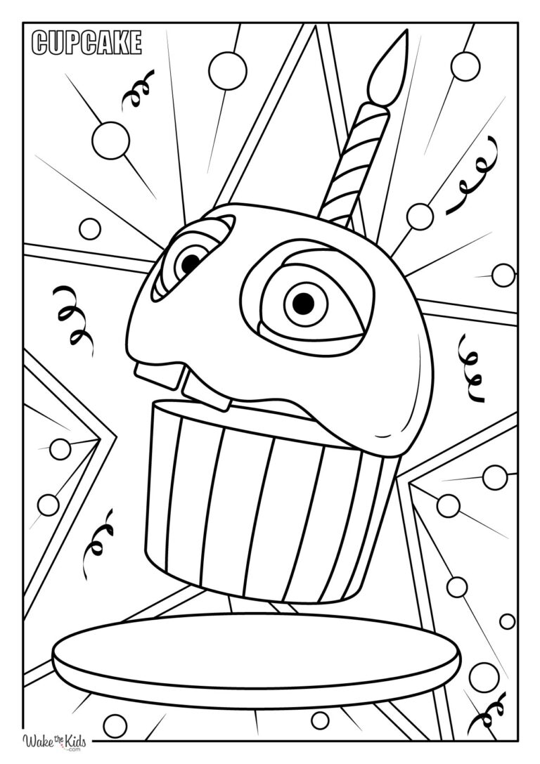 Five Nights at Freddy's Coloring Pages (Free Printable PDFs) | WakeTheKids
