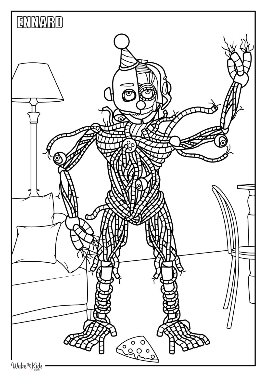Five Nights at Freddy's Coloring Pages (Free Printable PDFs) | WakeTheKids