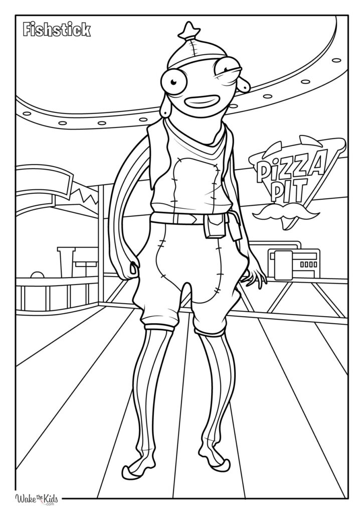 Fortnite Coloring Pages (Free Printable PDFs) | WakeTheKids