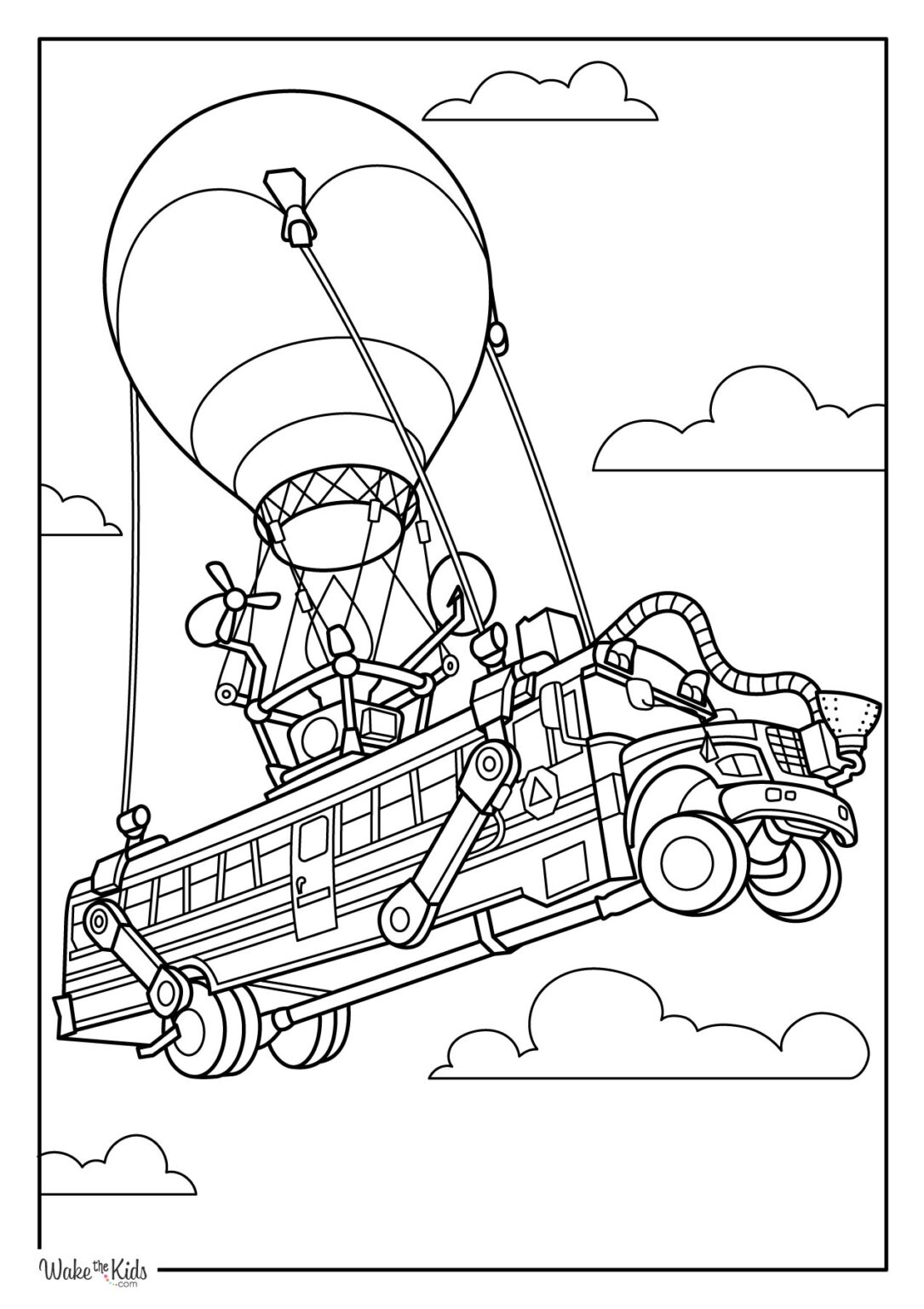 Fortnite Coloring Pages (Free Printable PDFs) | WakeTheKids