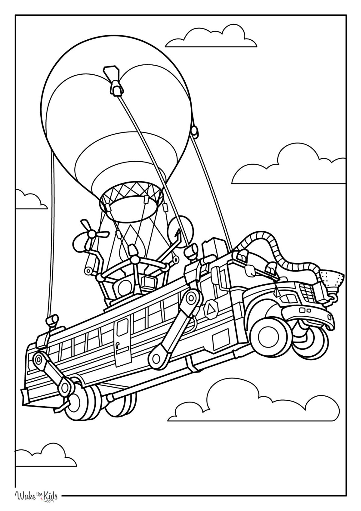 Fortnite Coloring Pages (Free Printable PDFs) | WakeTheKids