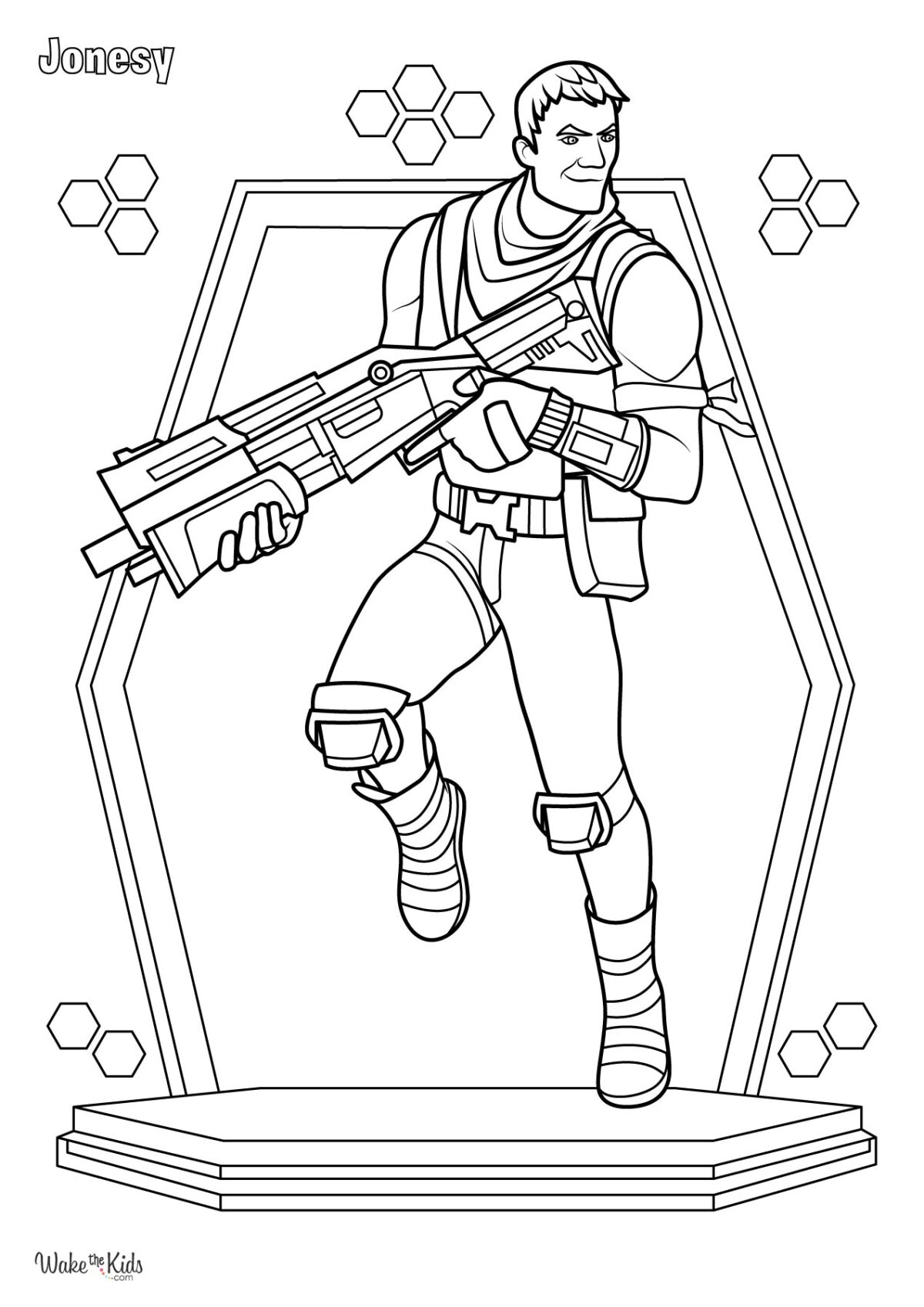Fortnite Coloring Pages (Free Printable PDFs) | WakeTheKids