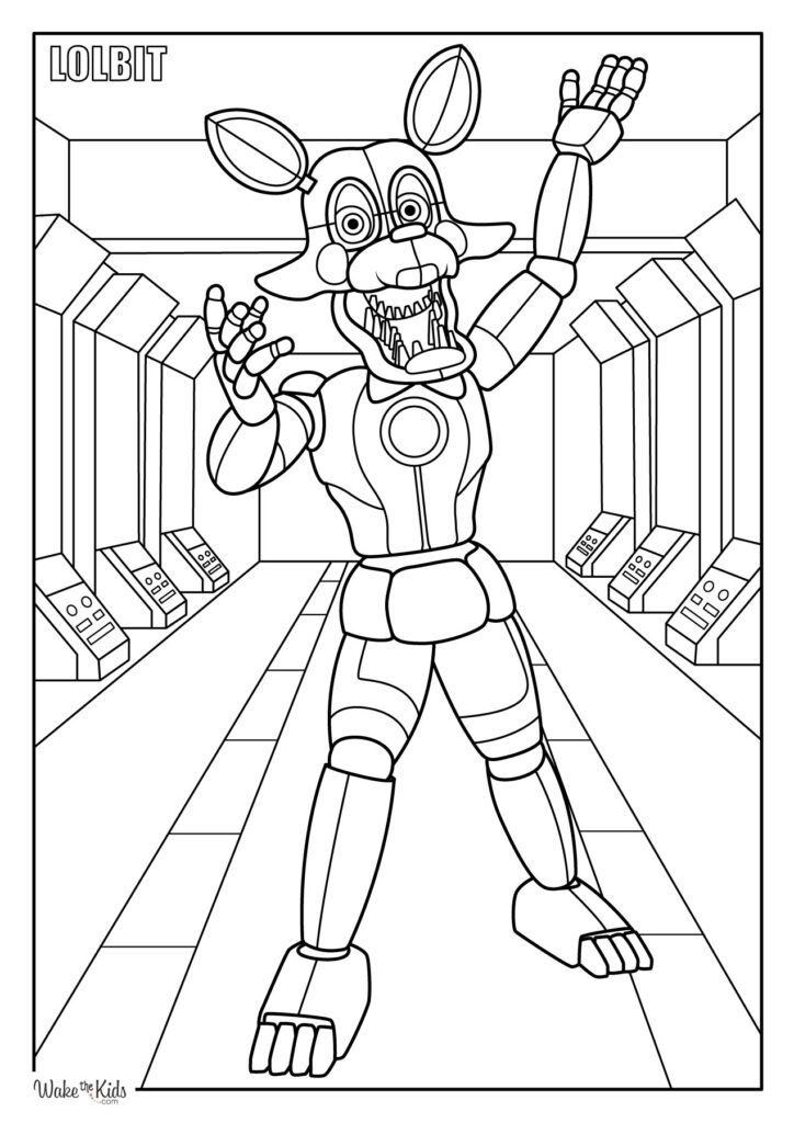 Five Nights at Freddy's Coloring Pages (Free Printable PDFs) | WakeTheKids