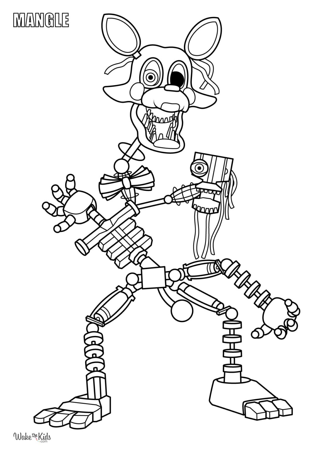 Five Nights at Freddy's Coloring Pages (Free Printable PDFs) | WakeTheKids