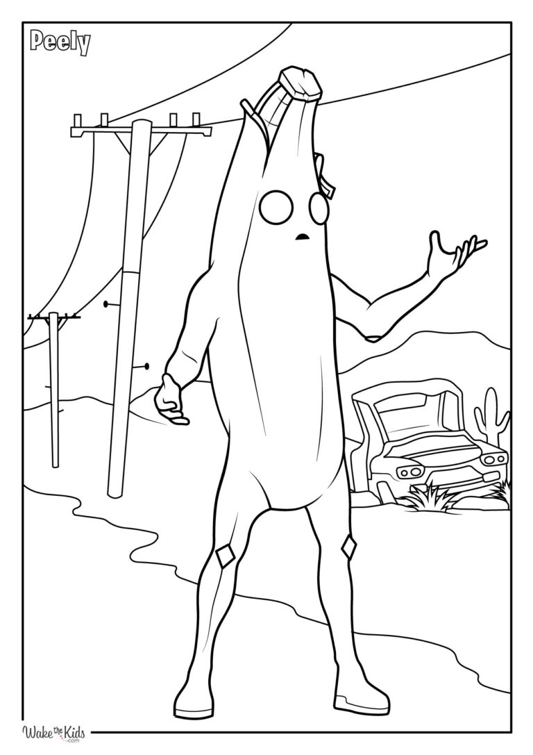 Fortnite Coloring Pages (Free Printable PDFs) | WakeTheKids