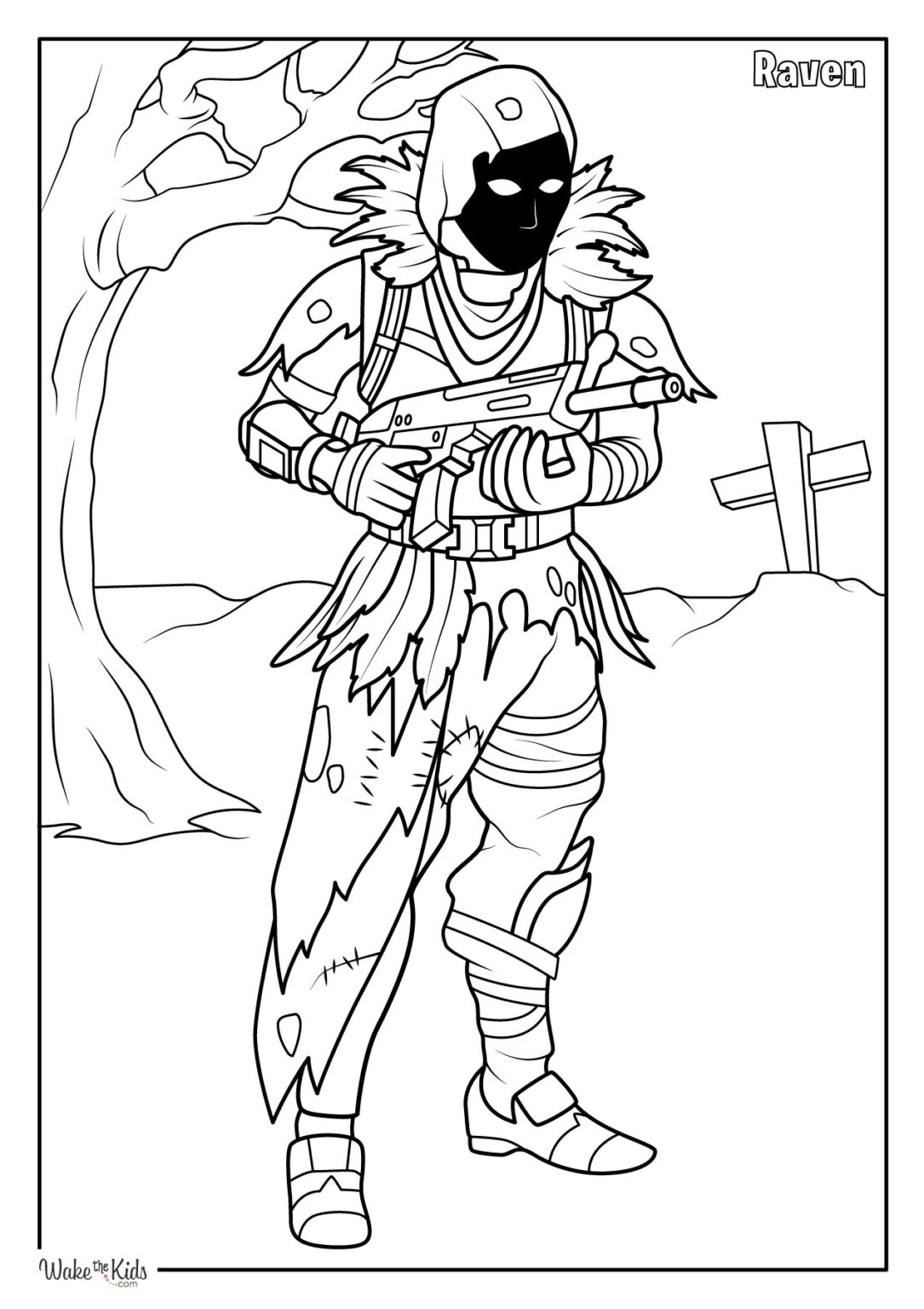 Fortnite Coloring Pages (Free Printable PDFs) | WakeTheKids