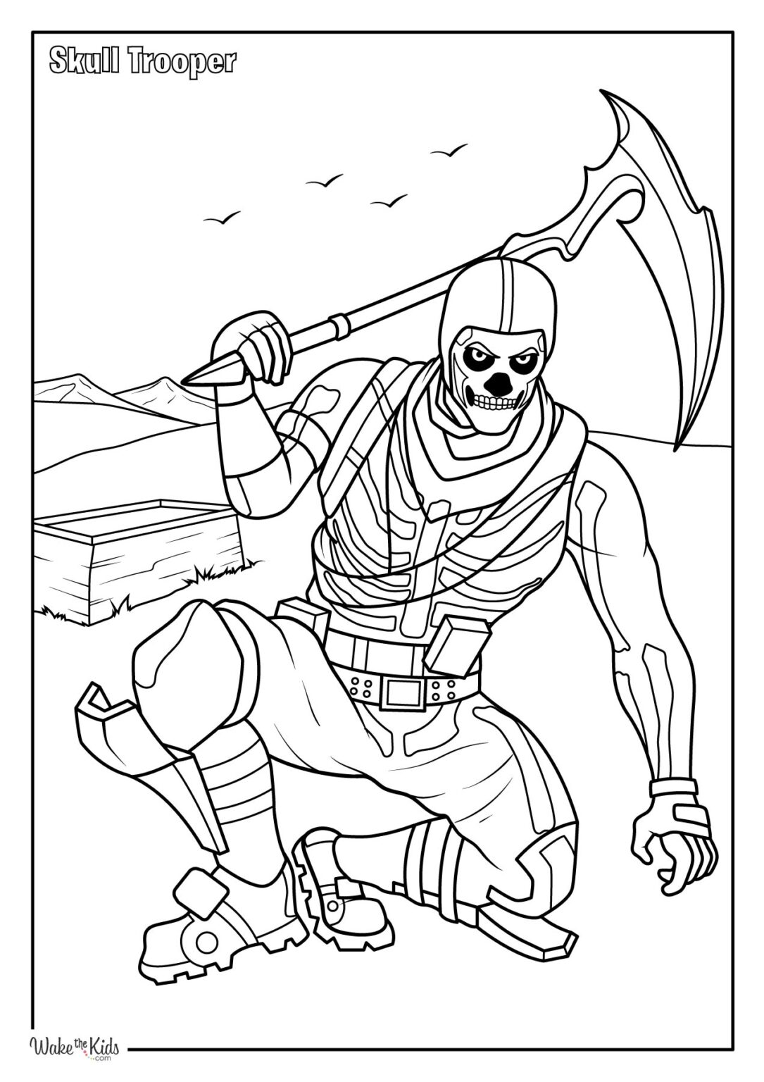 Fortnite Coloring Pages (Free Printable PDFs) | WakeTheKids