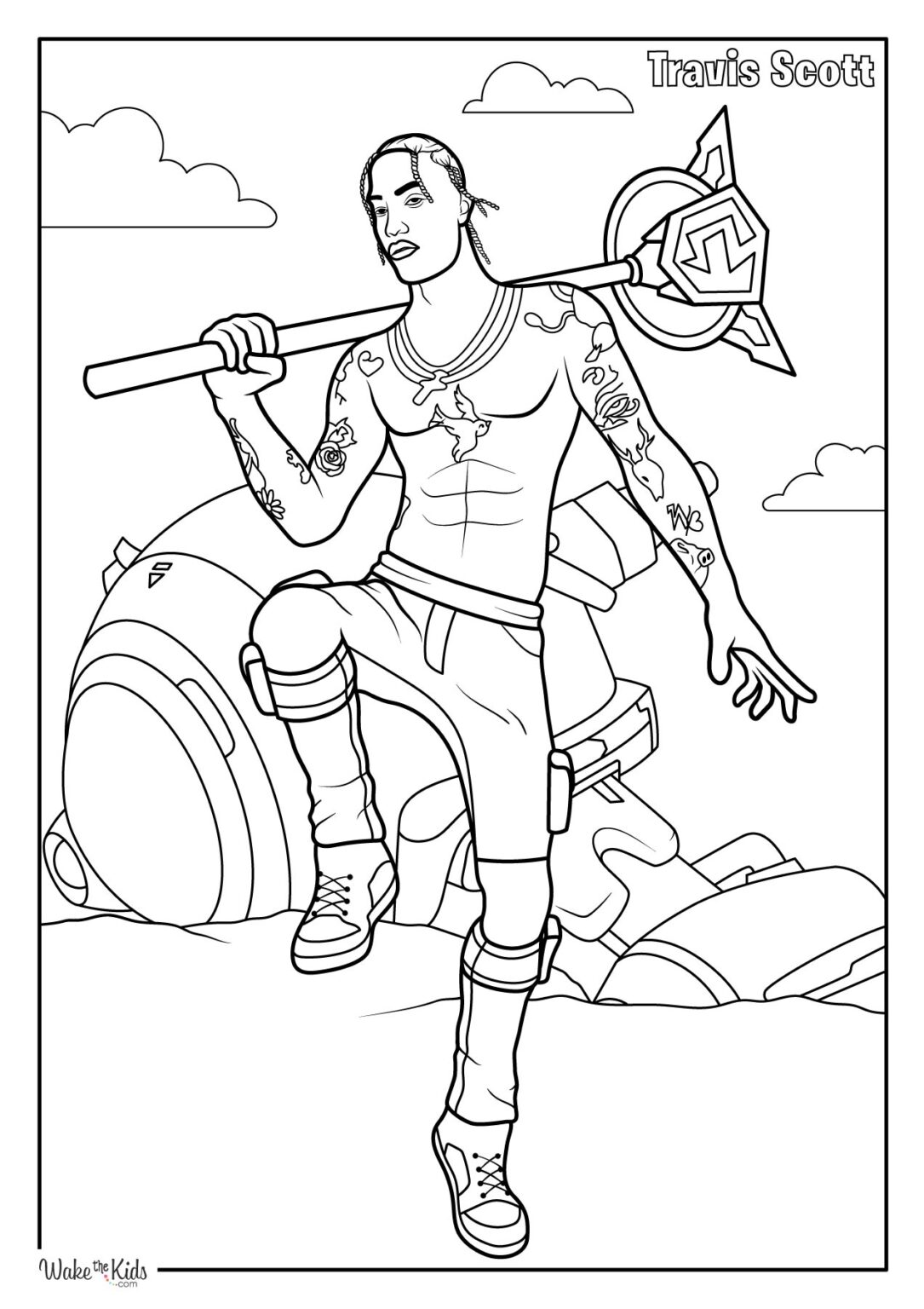 Fortnite Coloring Pages (Free Printable PDFs) | WakeTheKids