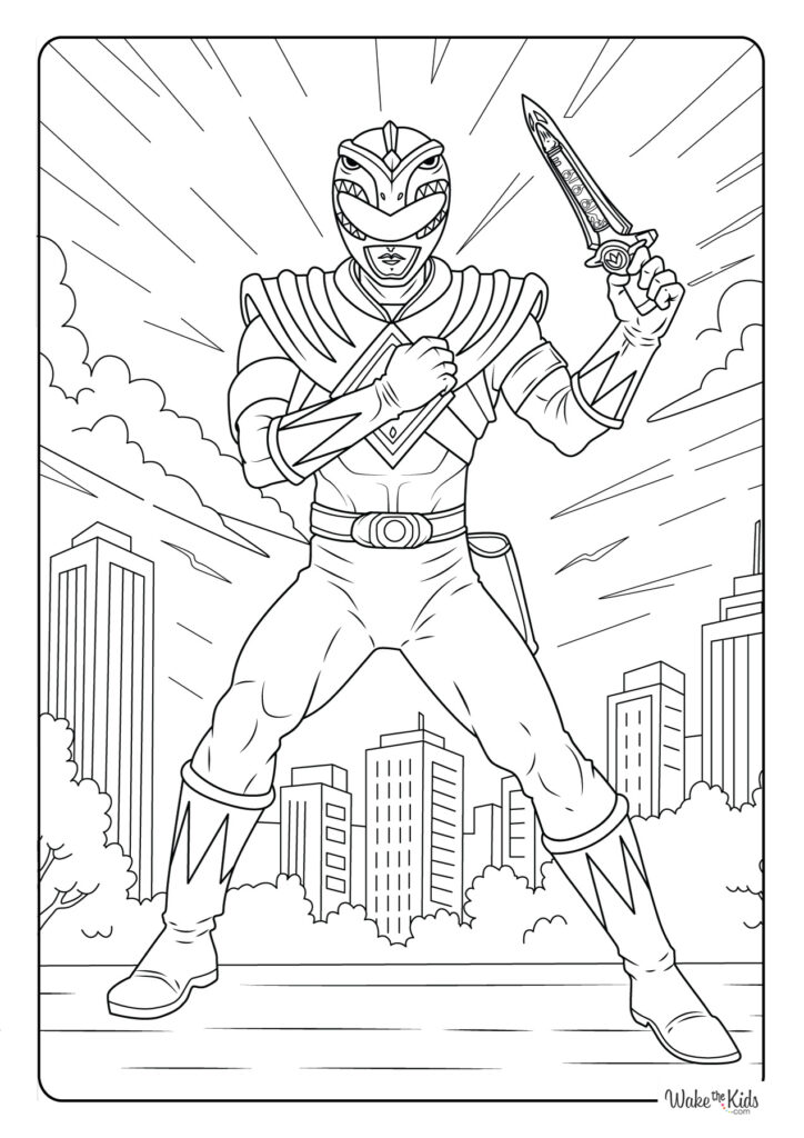 Power Rangers Coloring Pages (Free Printable PDFs) | WakeTheKids