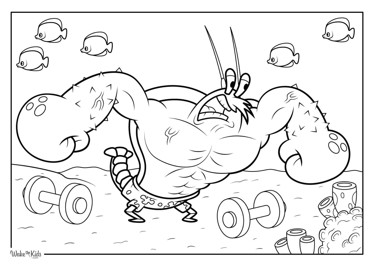 SpongeBob SquarePants Coloring Pages (Free Printable PDFs) | WakeTheKids