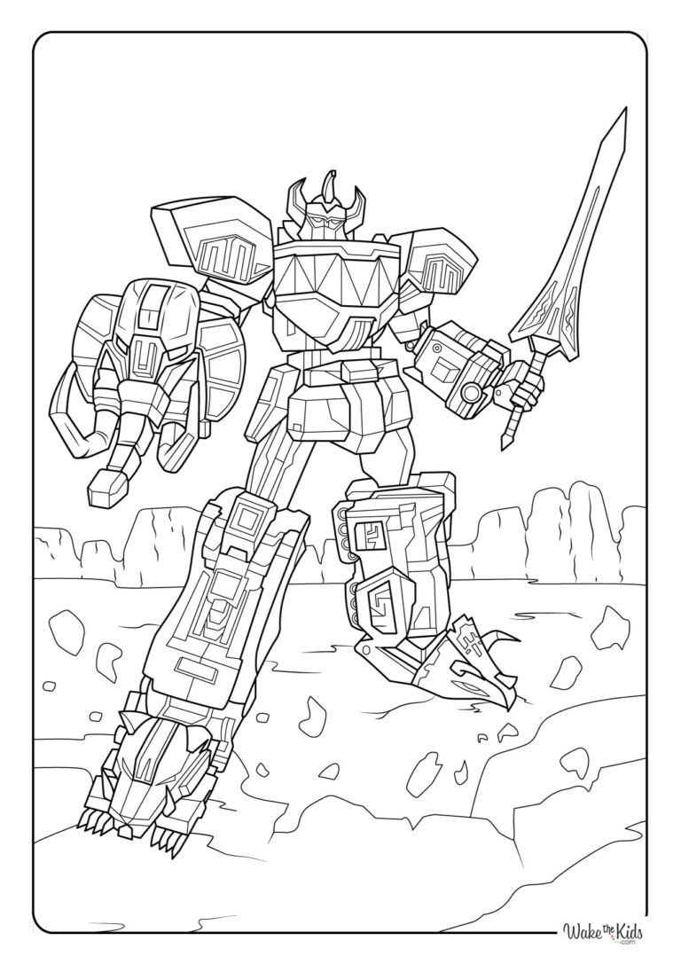 Power Rangers Coloring Pages (Free Printable PDFs) | WakeTheKids