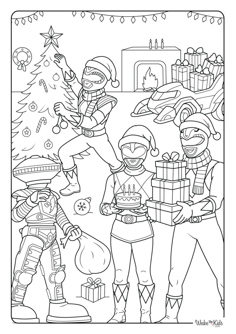 Power Rangers Coloring Pages (Free Printable PDFs) | WakeTheKids