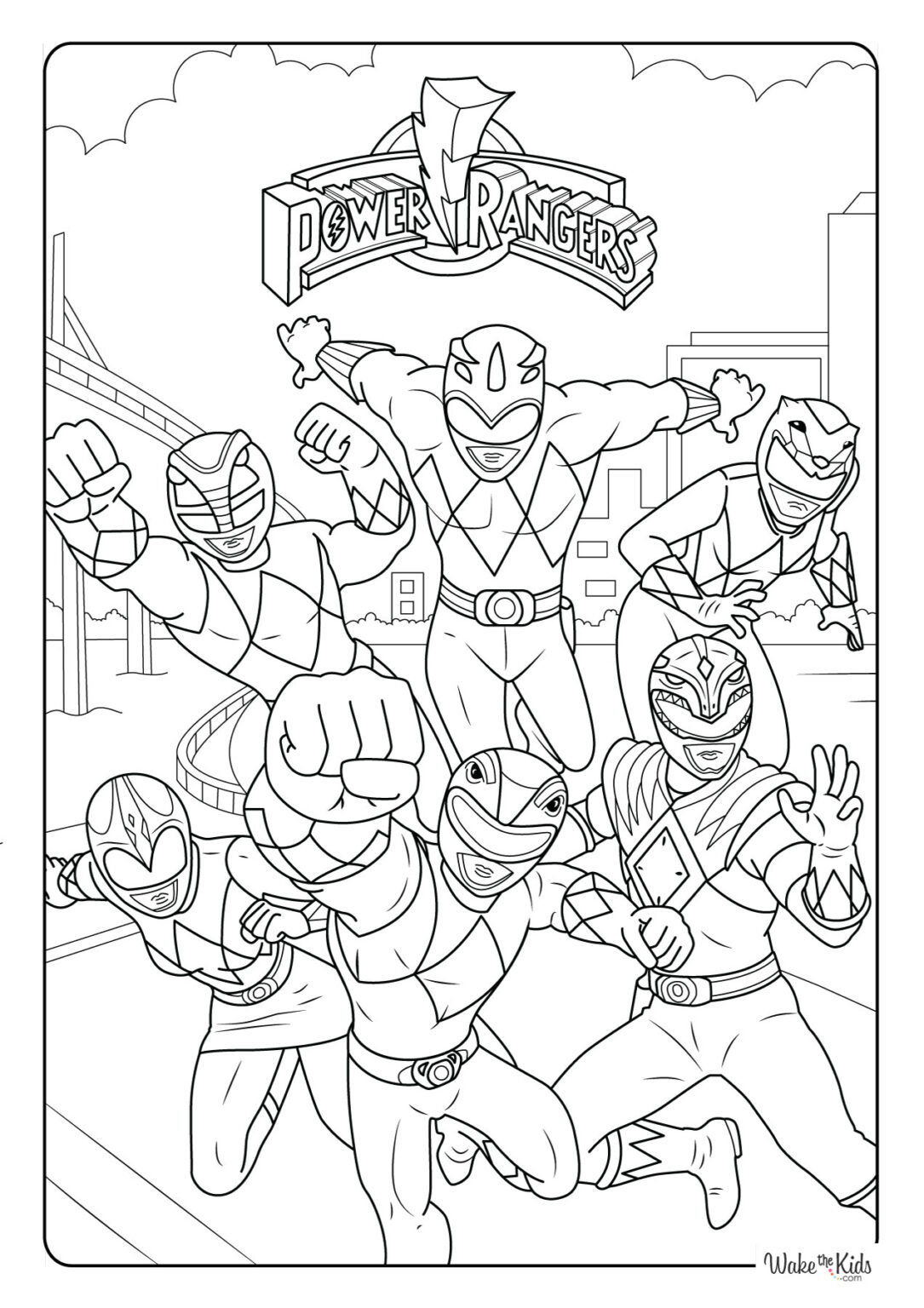 Power Rangers Coloring Pages (Free Printable PDFs) | WakeTheKids