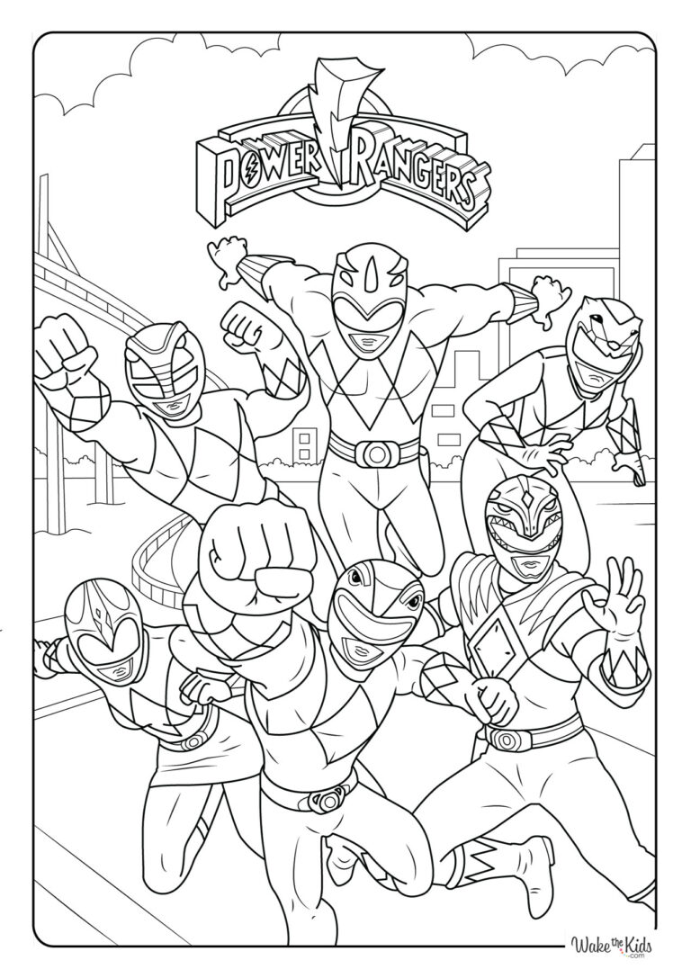 Power Rangers Coloring Pages (Free Printable PDFs) | WakeTheKids