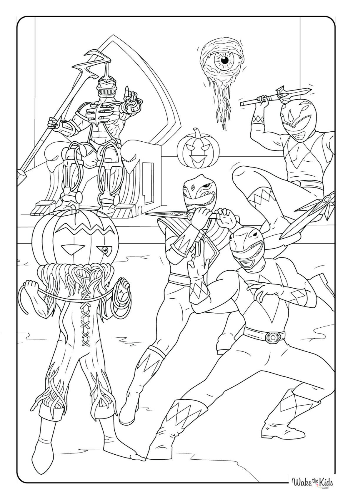 Power Rangers Coloring Pages (Free Printable PDFs) | WakeTheKids