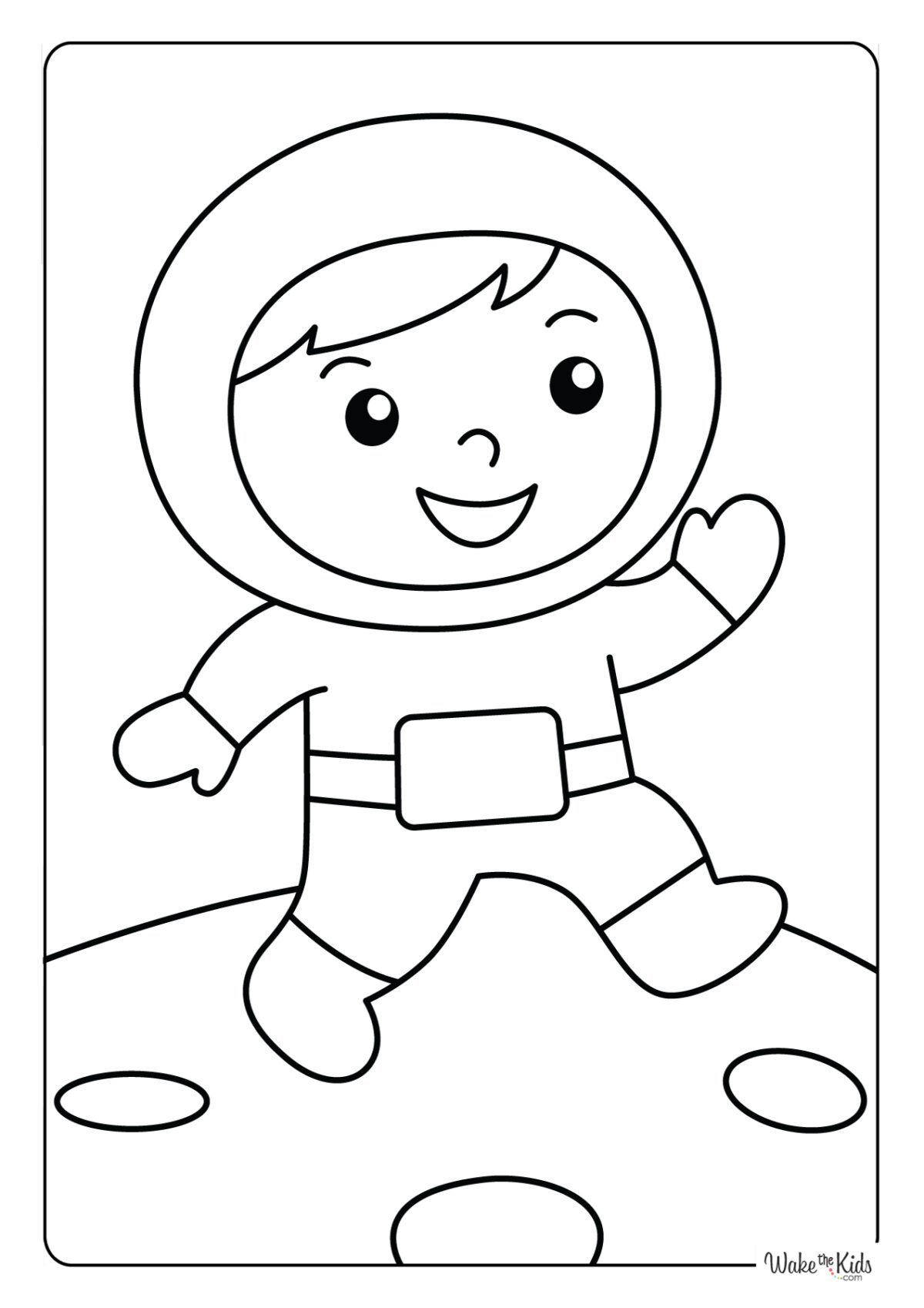 Astronaut Coloring Pages (Free Printable PDFs) | WakeTheKids