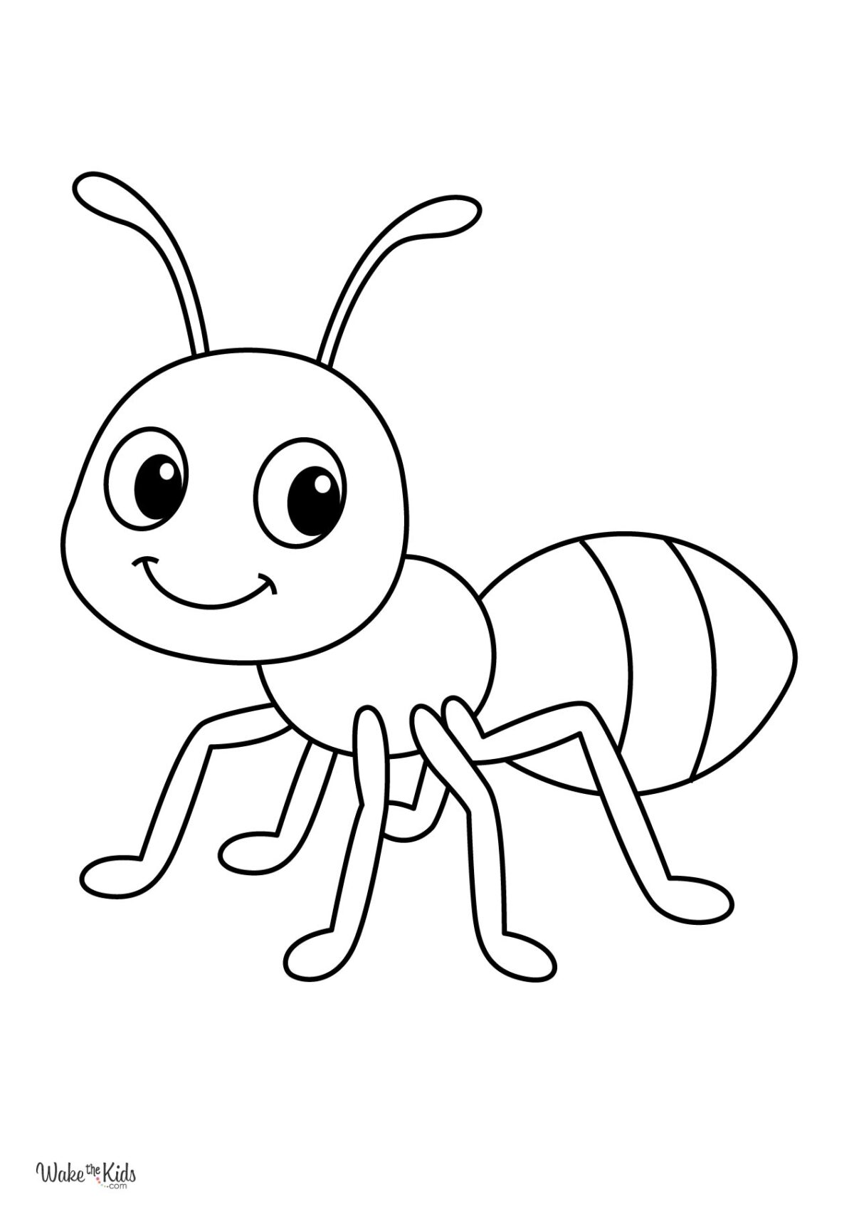 Ant Coloring Pages (Free Printable PDFs) | WakeTheKids