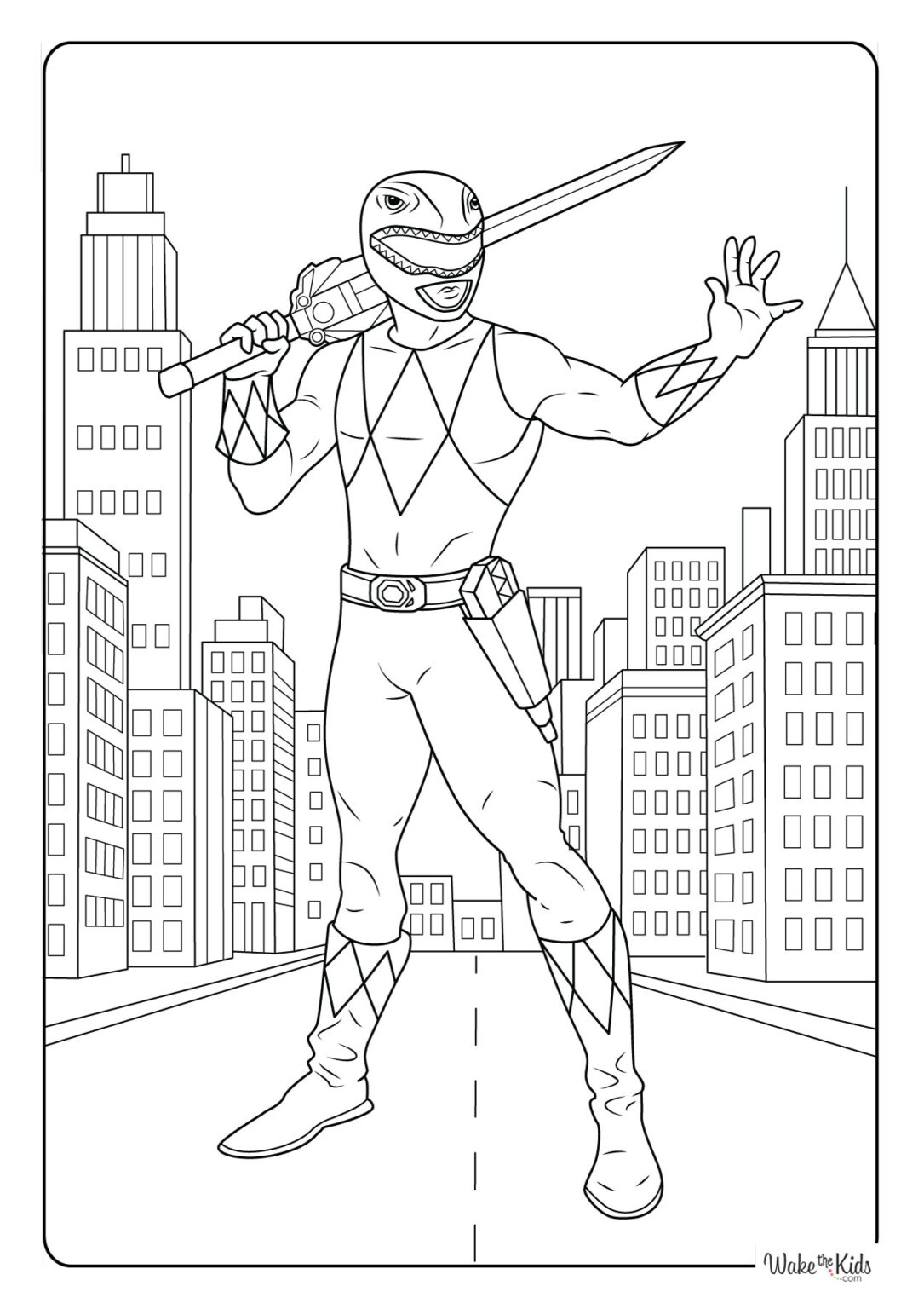 Power Rangers Coloring Pages (Free Printable PDFs) | WakeTheKids