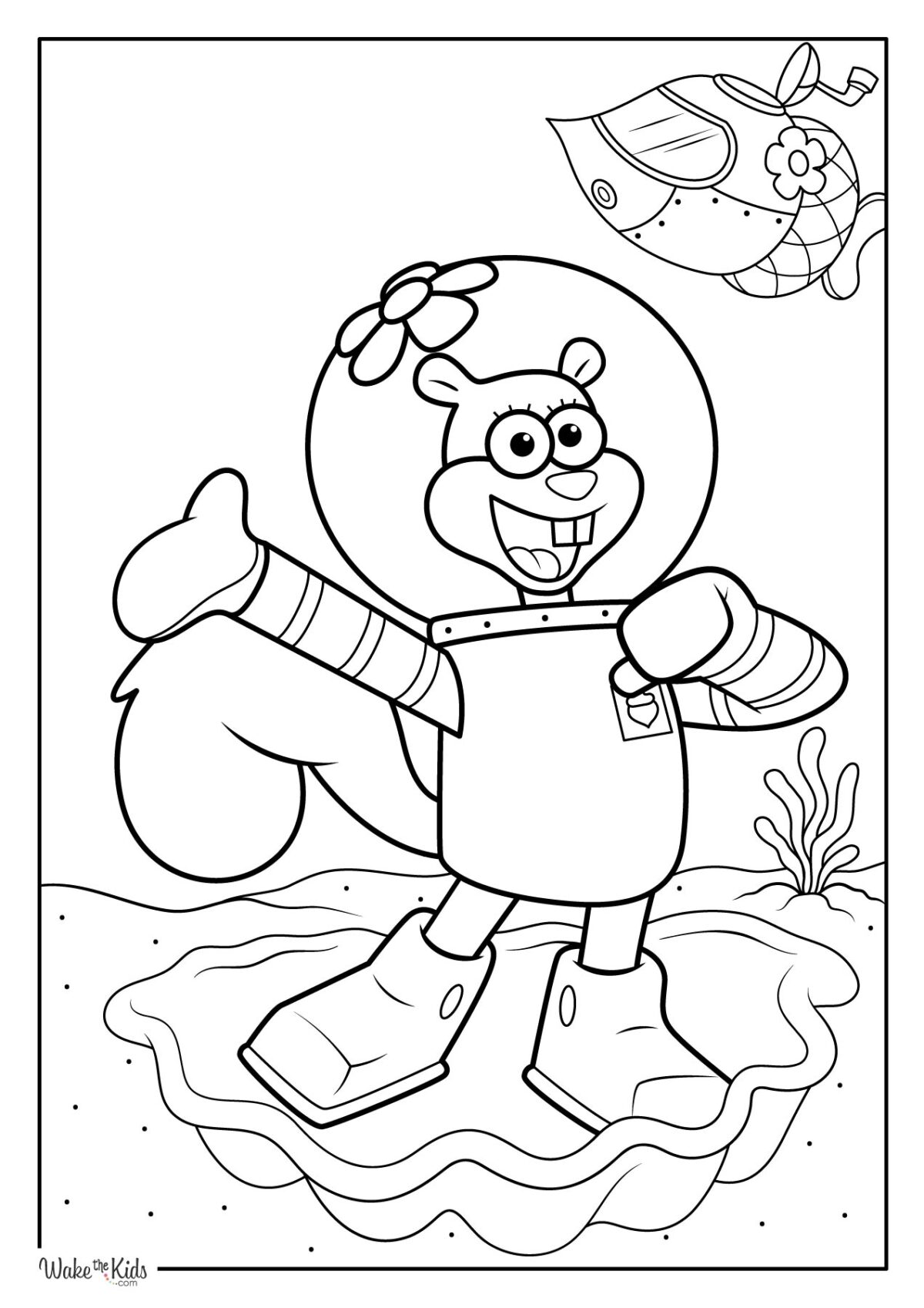 SpongeBob SquarePants Coloring Pages (Free Printable PDFs) | WakeTheKids