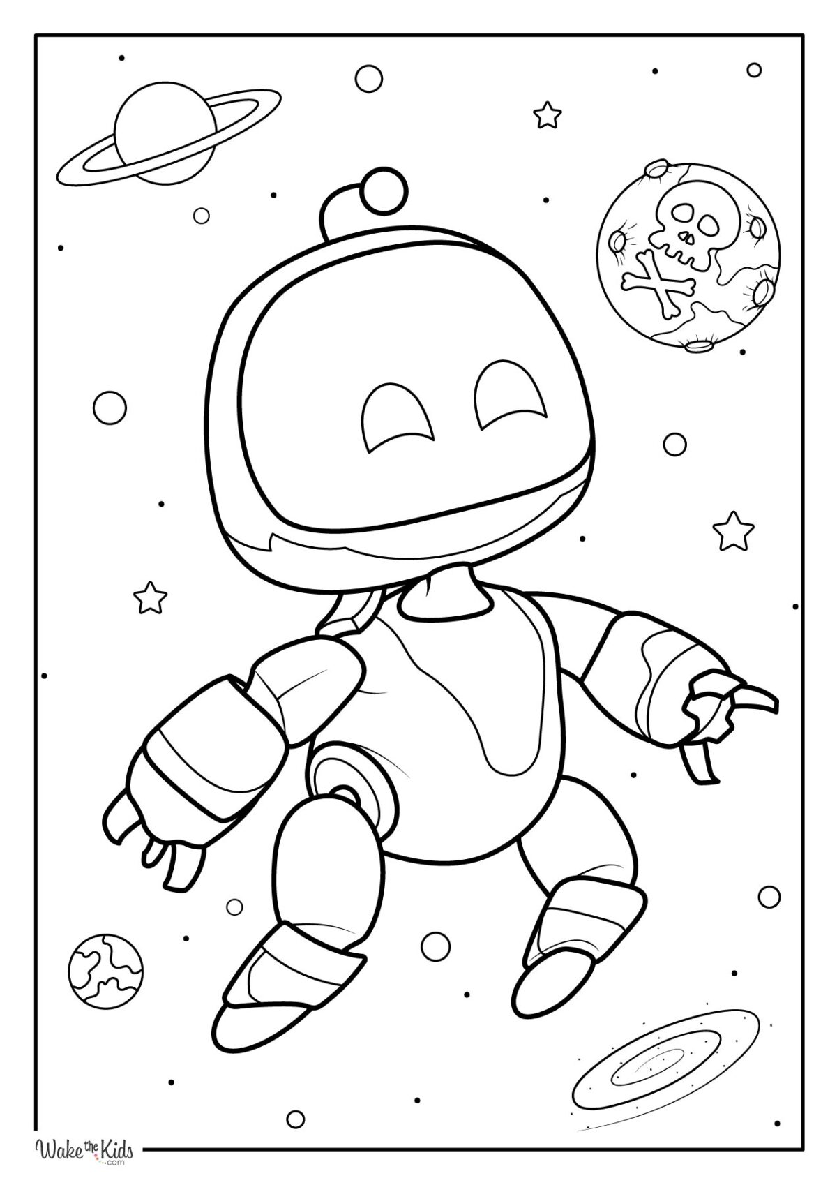 Astro Bot Coloring Pages (Free Printable PDFs) | WakeTheKids