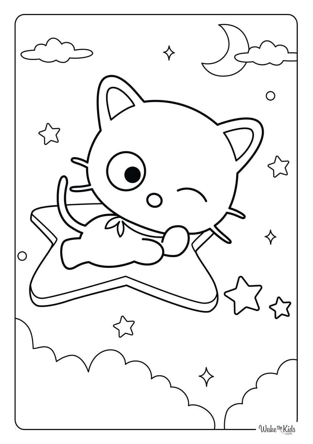 Chococat Coloring Pages (Free Printable PDFs) | WakeTheKids