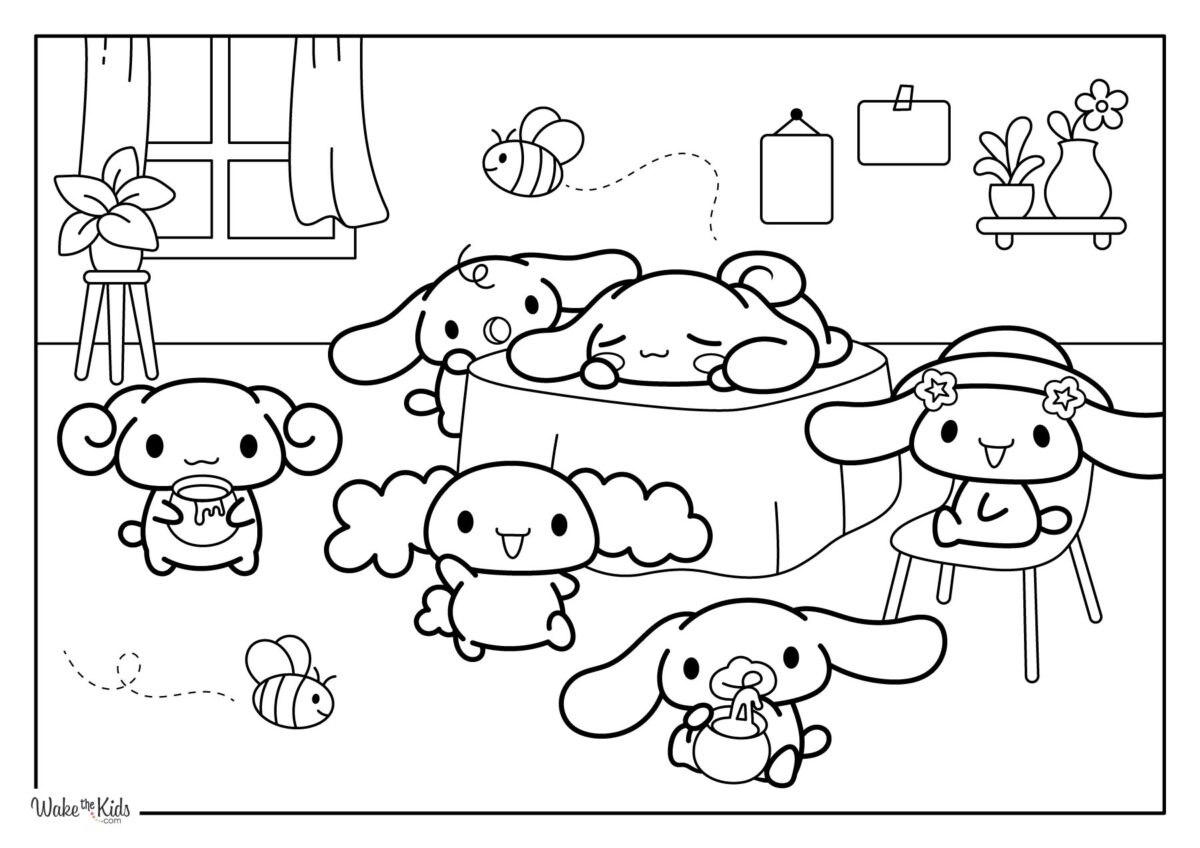 Cinnamoroll Coloring Pages (Free Printable PDFs) | WakeTheKids