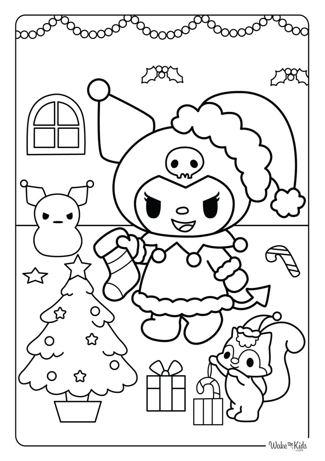 Kuromi Coloring Pages (Free Printable PDFs) | WakeTheKids