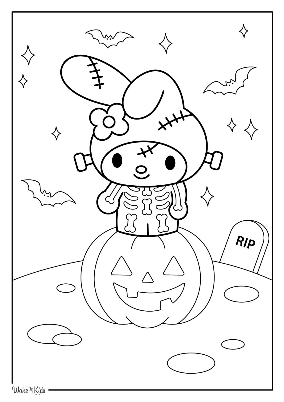 My Melody Coloring Pages (Free Printable PDFs) | WakeTheKids