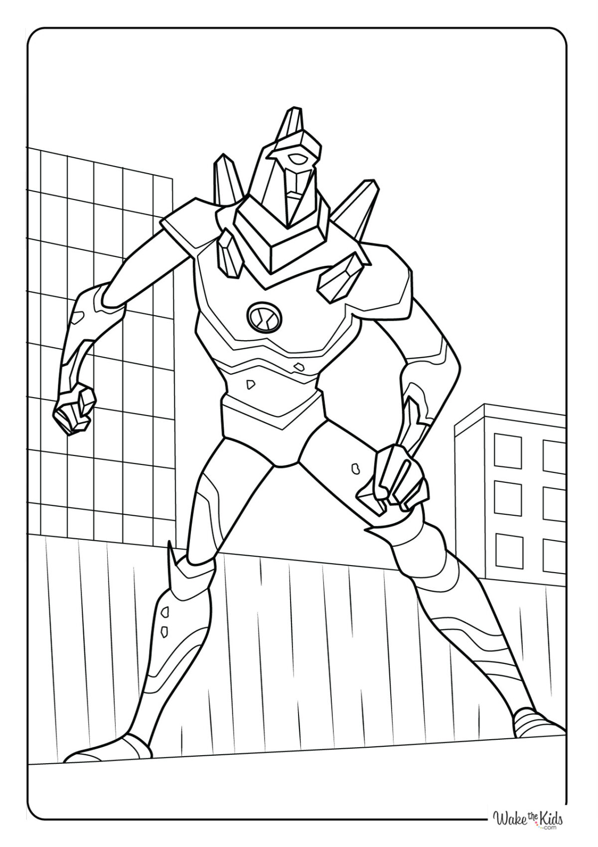 Ben 10 Coloring Pages (Free Printable PDFs) | WakeTheKids