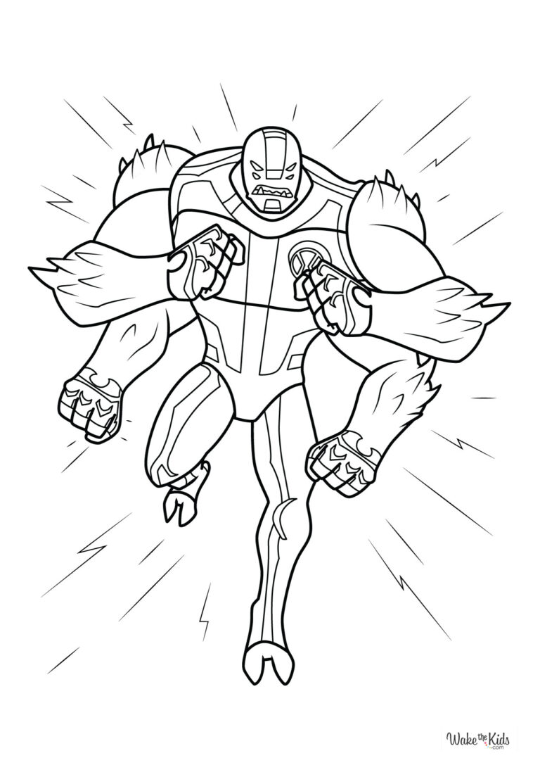 Ben 10 Coloring Pages (Free Printable PDFs) | WakeTheKids