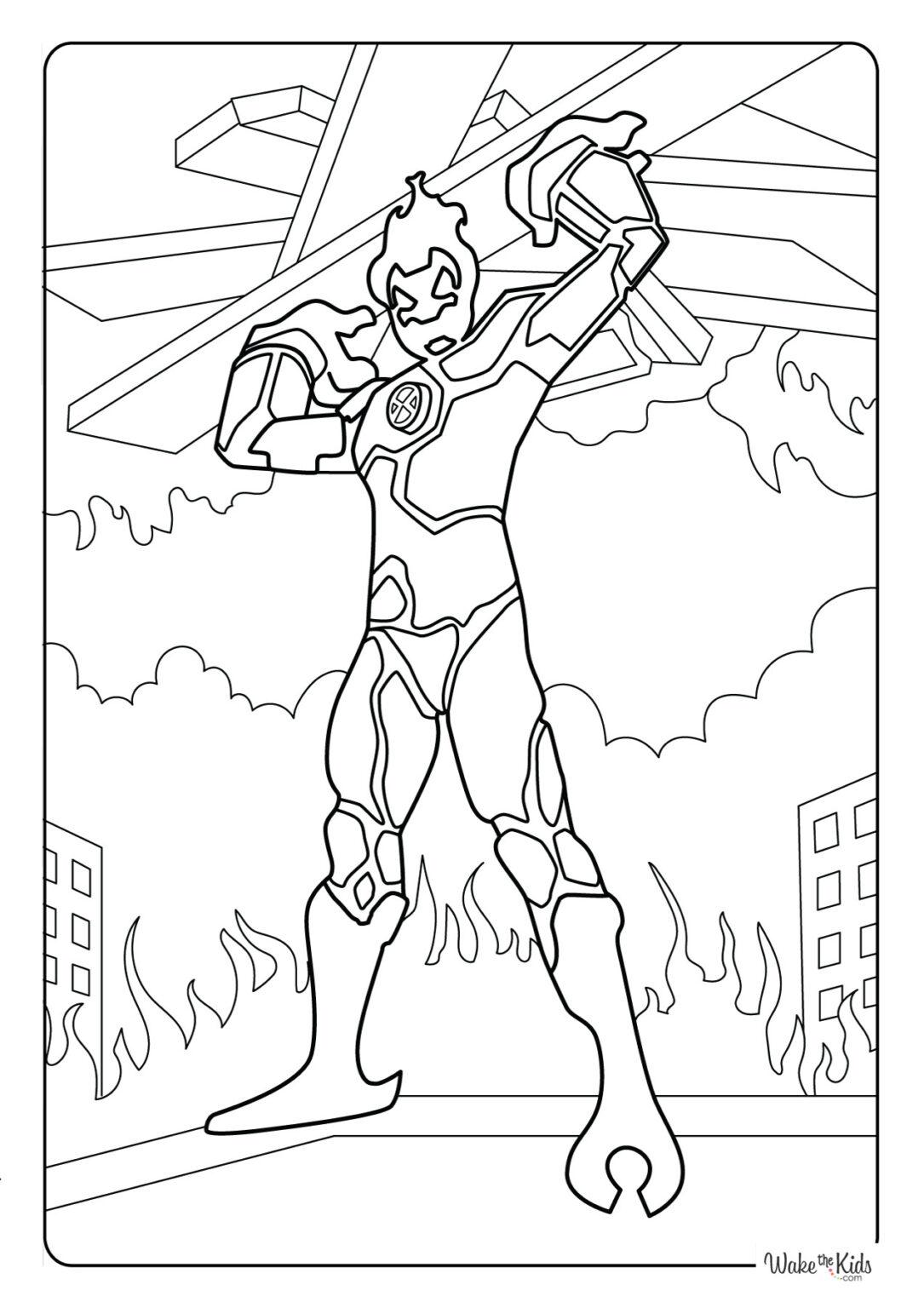 Ben 10 Coloring Pages (Free Printable PDFs) | WakeTheKids