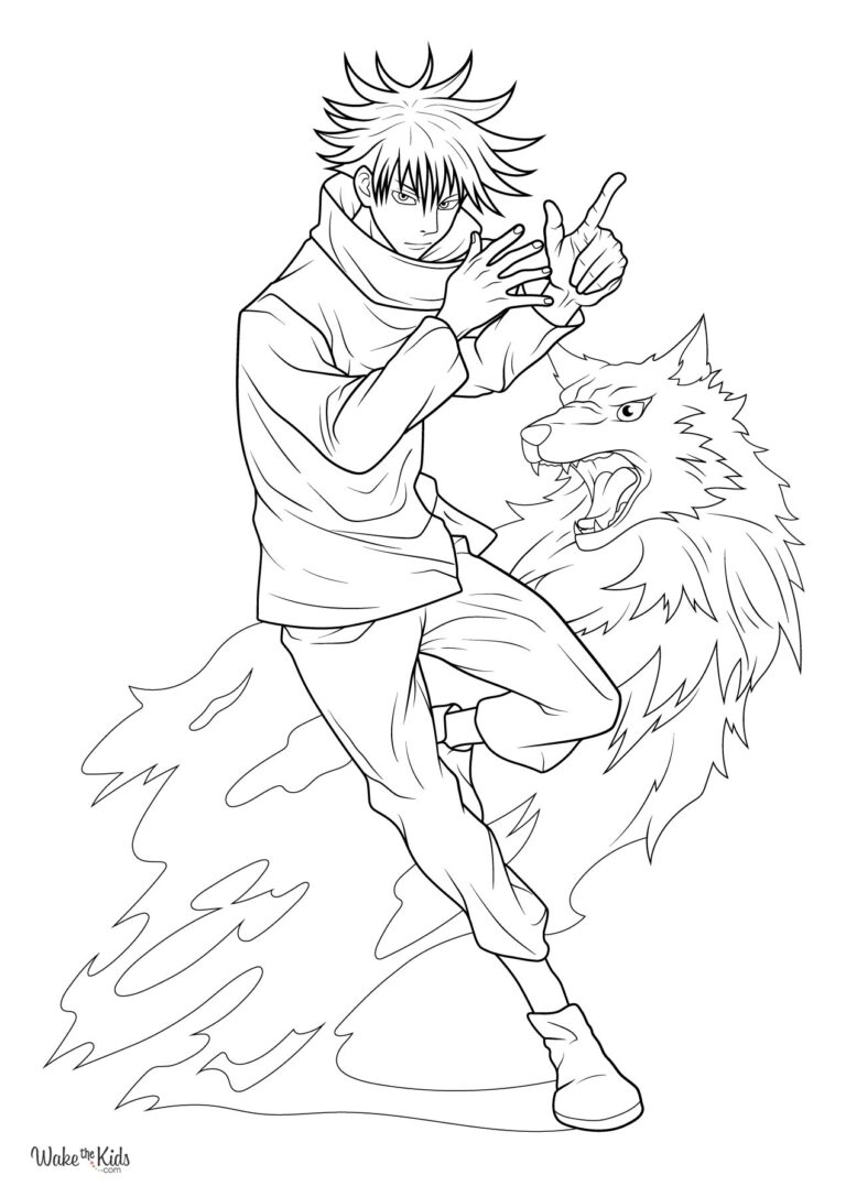 Jujutsu Kaisen Coloring Pages (Free Printable PDFs) | WakeTheKids