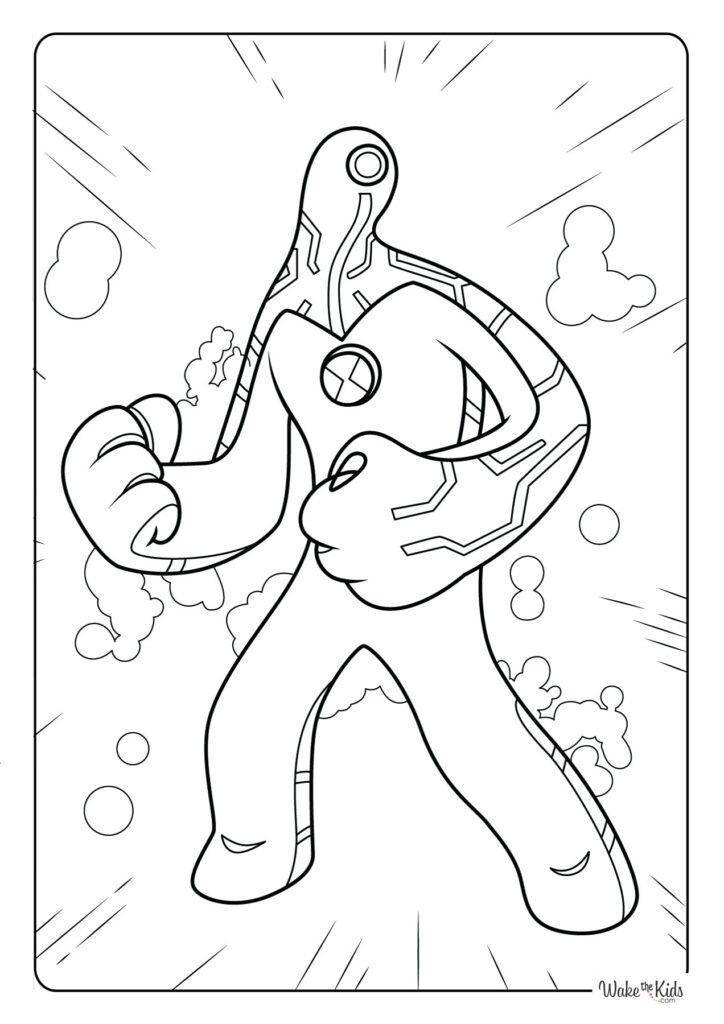 Ben 10 Coloring Pages (Free Printable PDFs) | WakeTheKids
