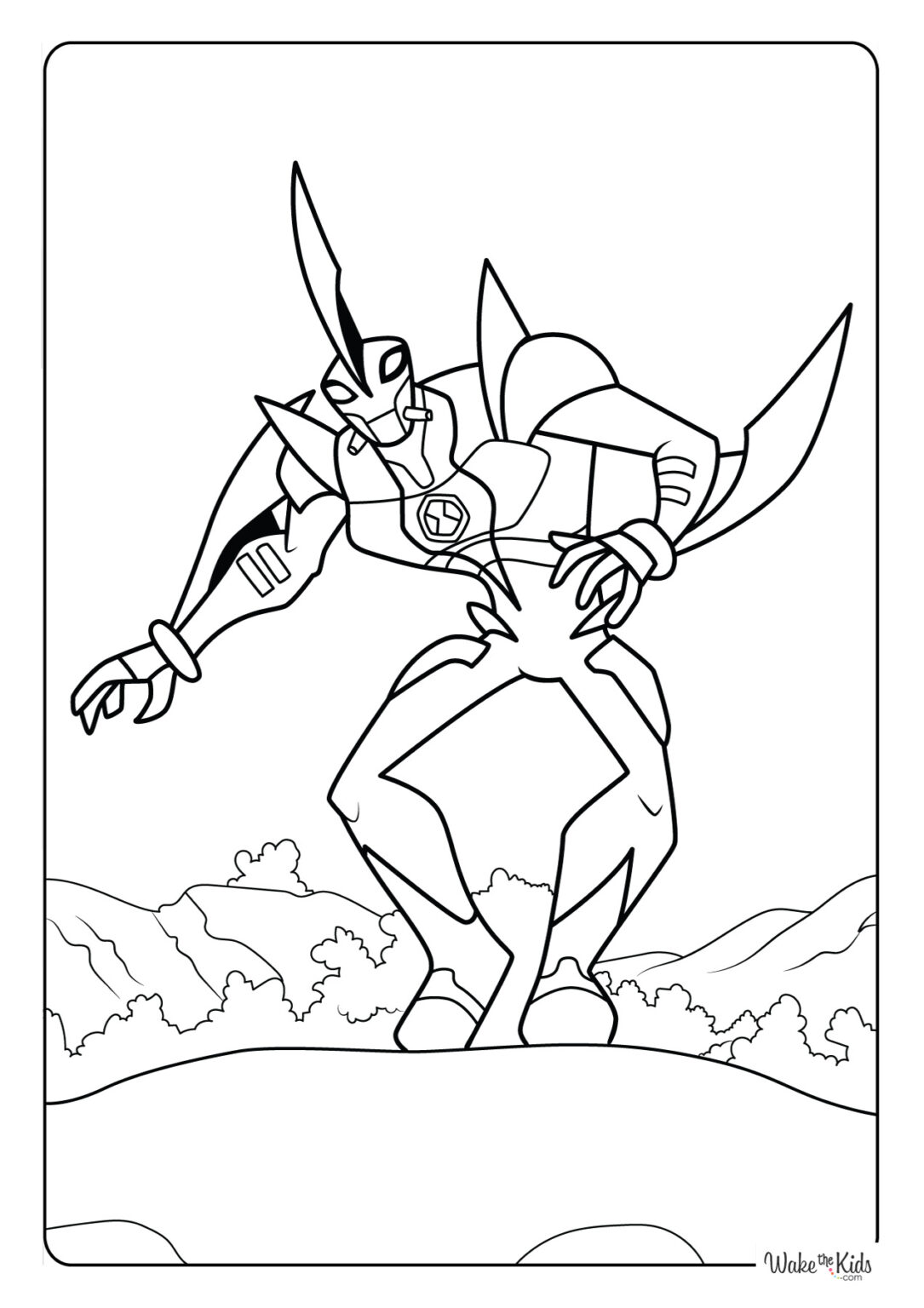 Ben 10 Coloring Pages (Free Printable PDFs) | WakeTheKids