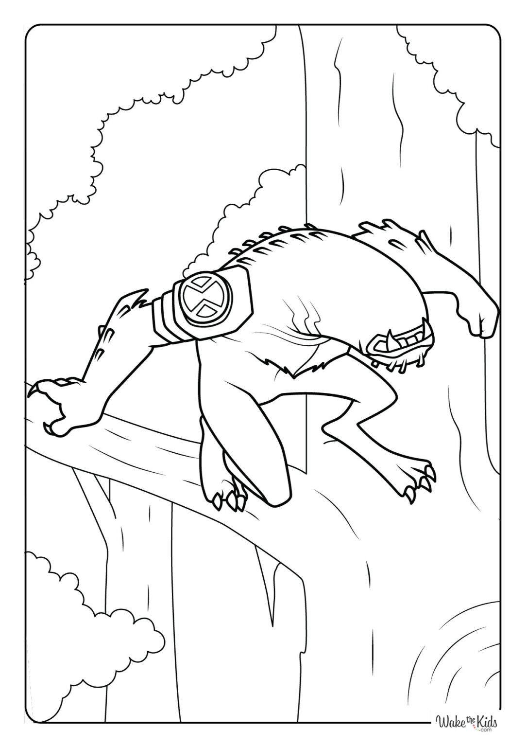 Ben 10 Coloring Pages (Free Printable PDFs) | WakeTheKids