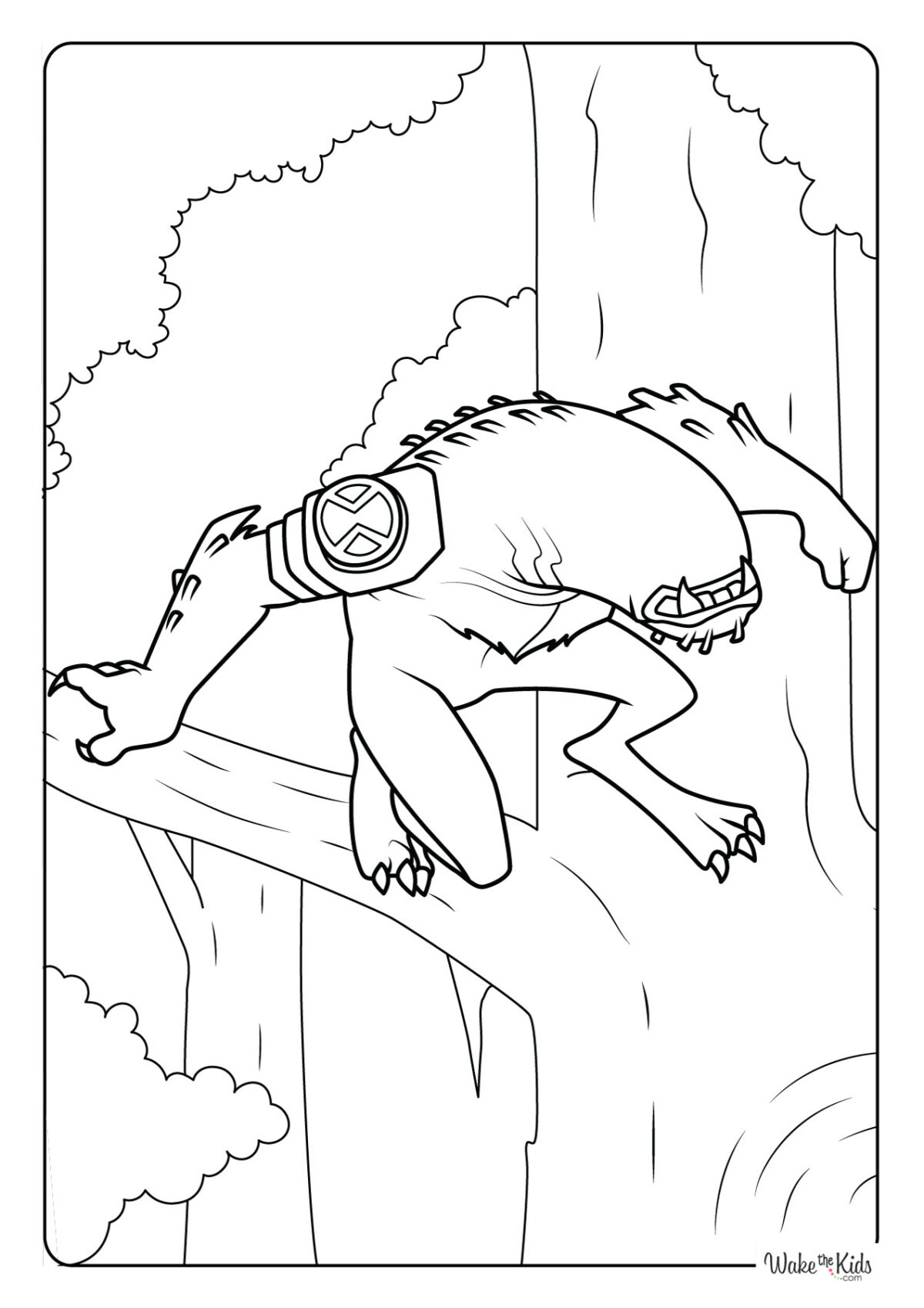 Ben 10 Coloring Pages (Free Printable PDFs) | WakeTheKids